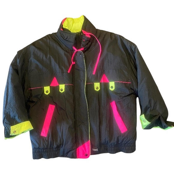 apres | Jackets & Coats | 98s Vintage Apres Neon Jacket | Poshmark